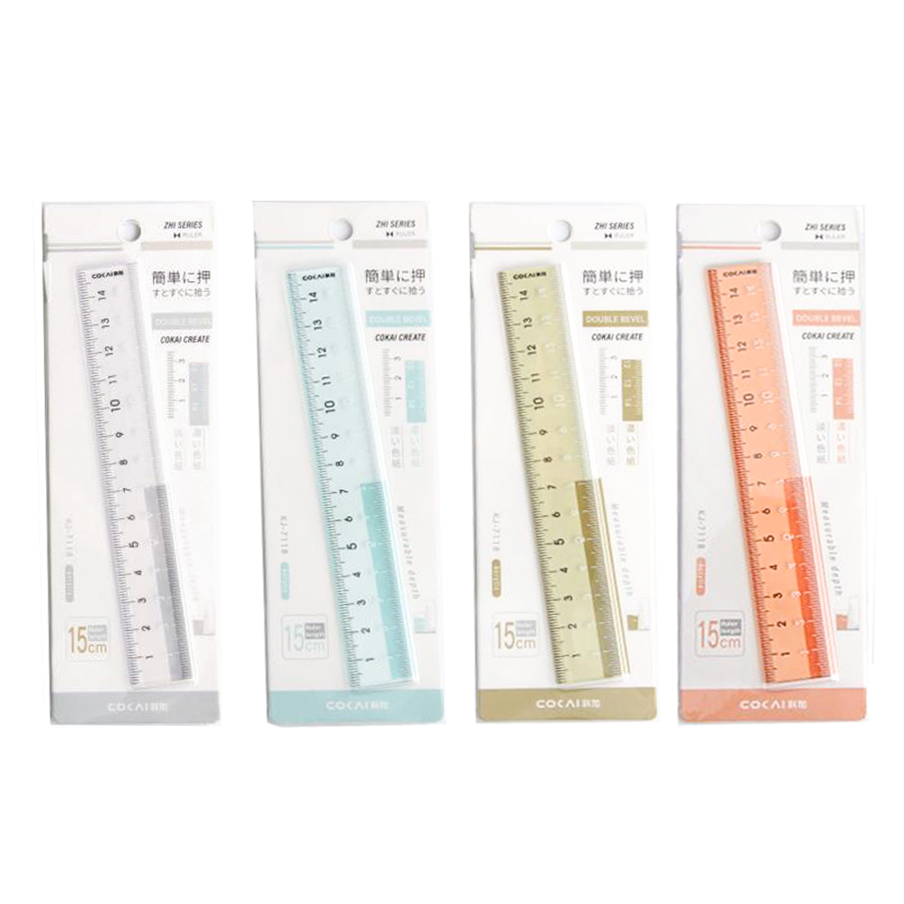 Colorful Translucent Straight Scale – PeninkStationery