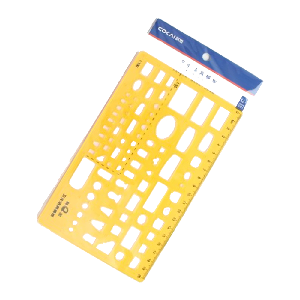 Drawing Ruler Capable of Drawing Various Geometric Shapes ...