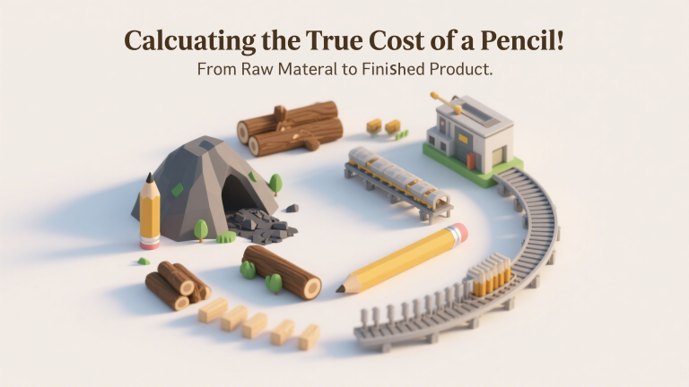 Calculating the True Cost of a Pencil: From Raw Material to Finished ...